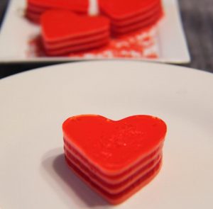 Layered Jello Hearts – 1 Freestyle Point – Keeping On Point