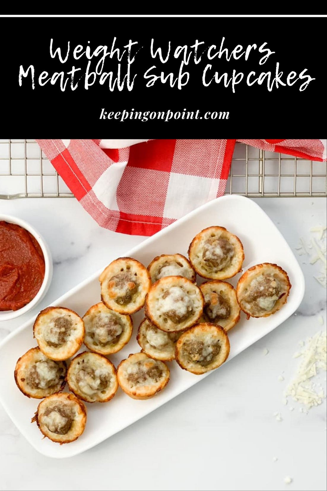 Meatball Sub Cupcakes – Weight Watchers
