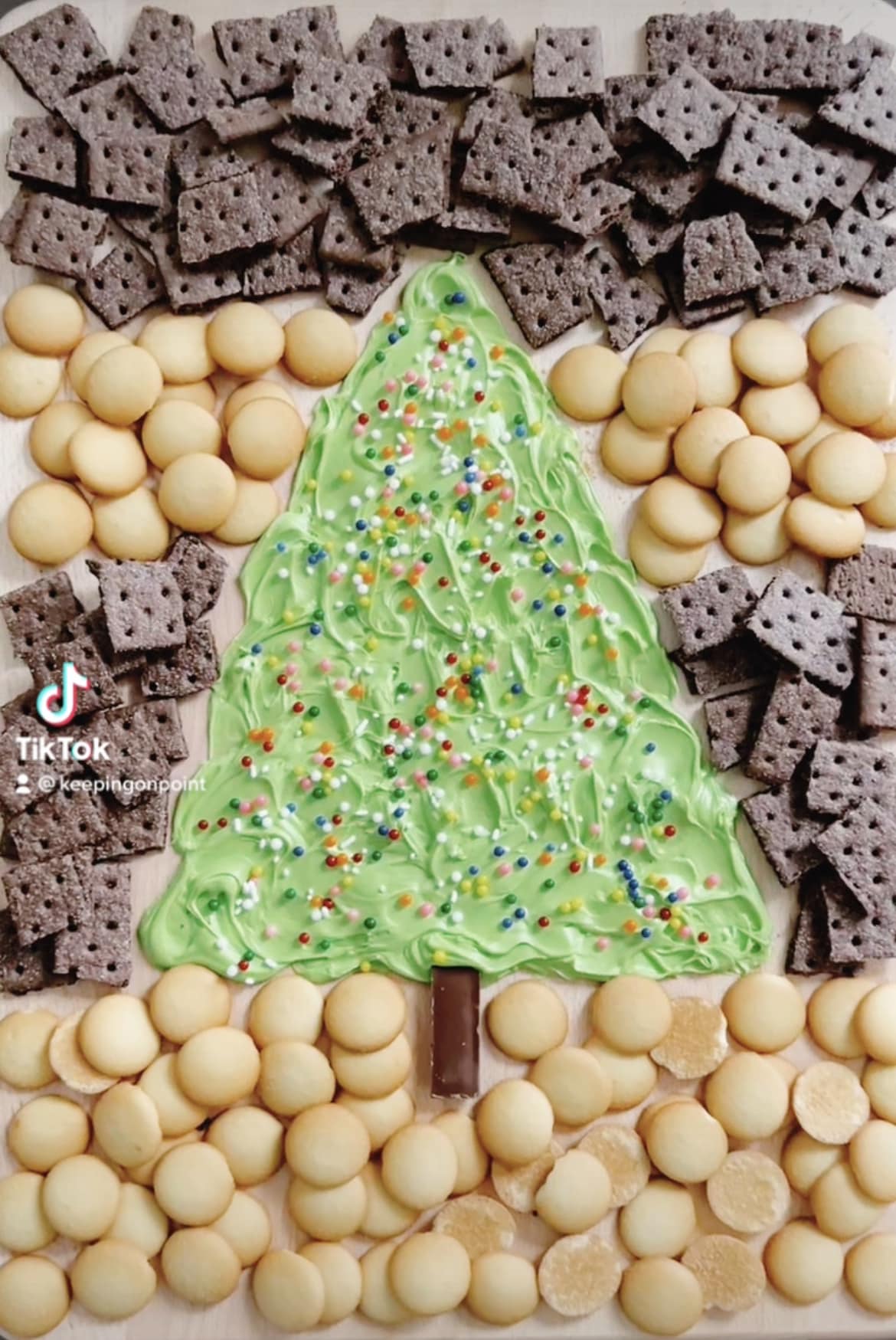 Christmas Tree Frosting Board