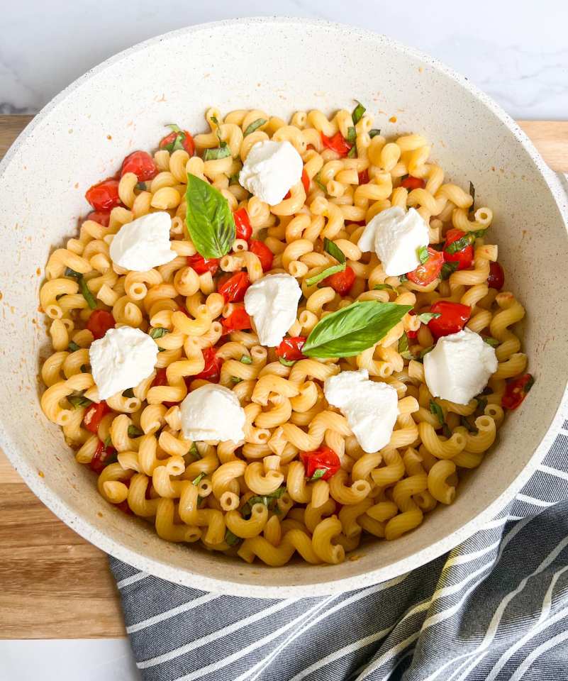 Tomato Basil Pasta with Ricotta