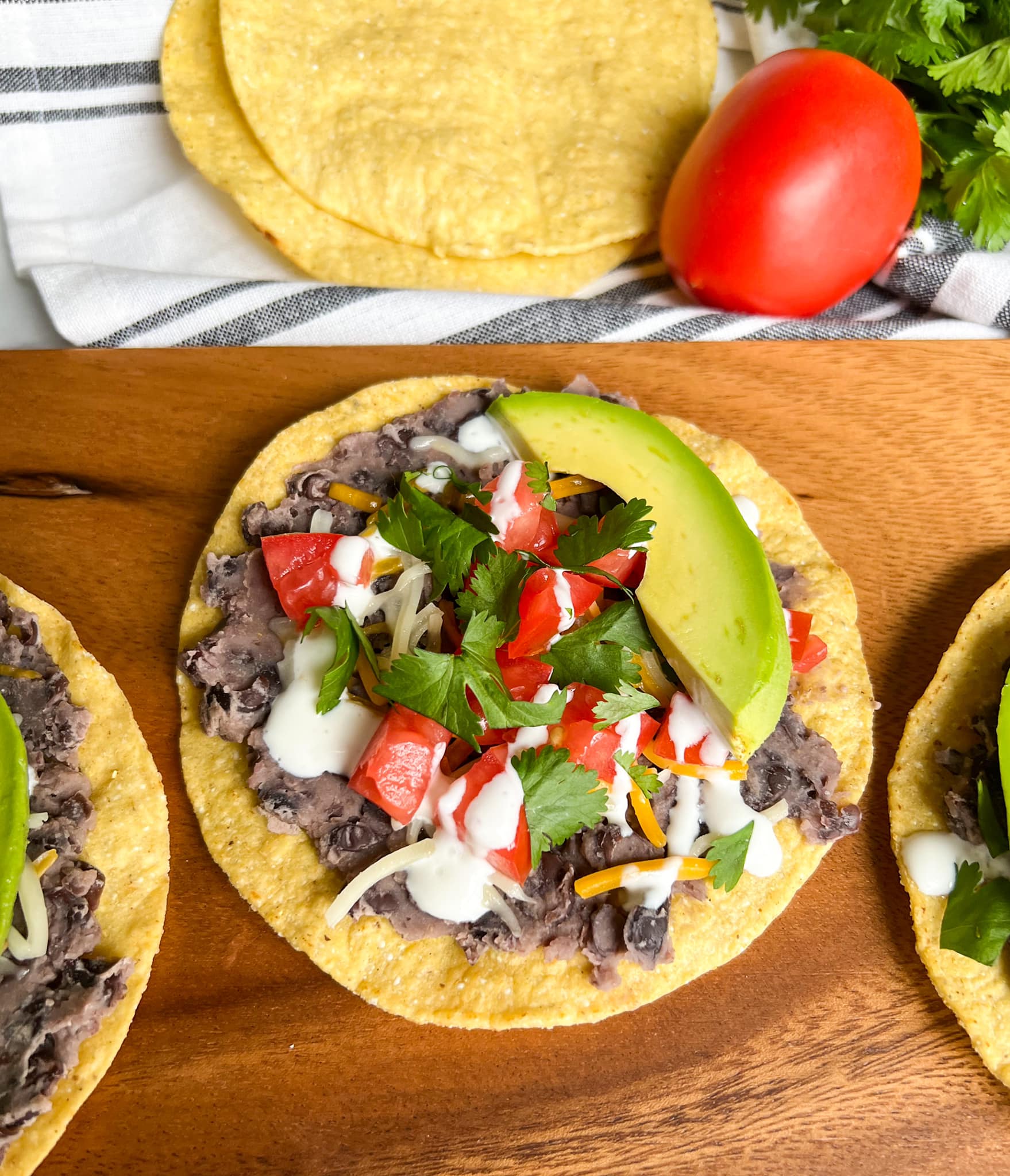 Black Bean Tostadas